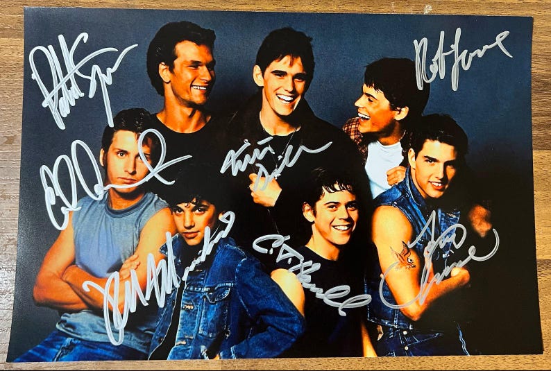 The Outsiders Complete Cast Signed Autographed 8x12 Inch Photo + COA - Etsy