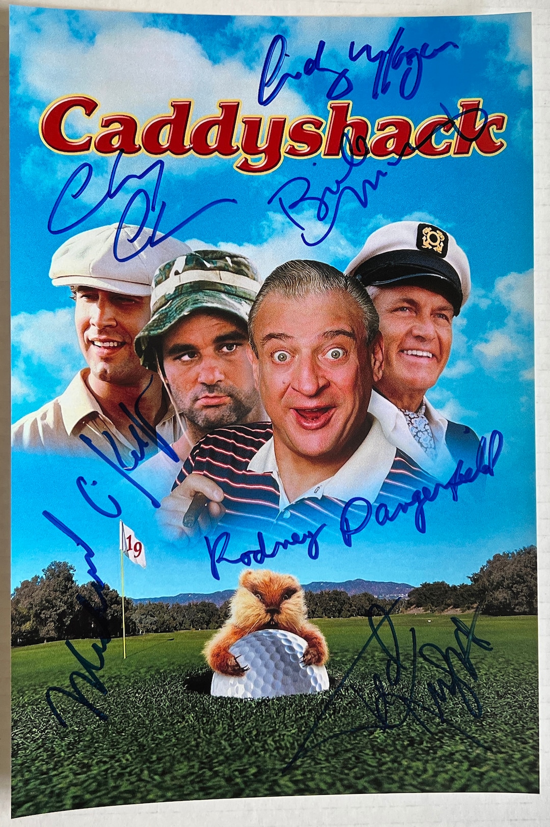 Caddyshack Full Cast Signed Autographed 8x12 Photo + COA - Etsy