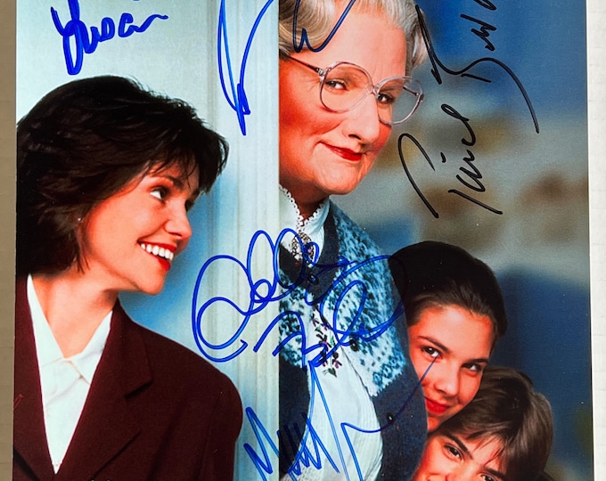 Mrs. Doubtfire Full Cast Signed Autographed 8x12 Inch Photo COA - Etsy