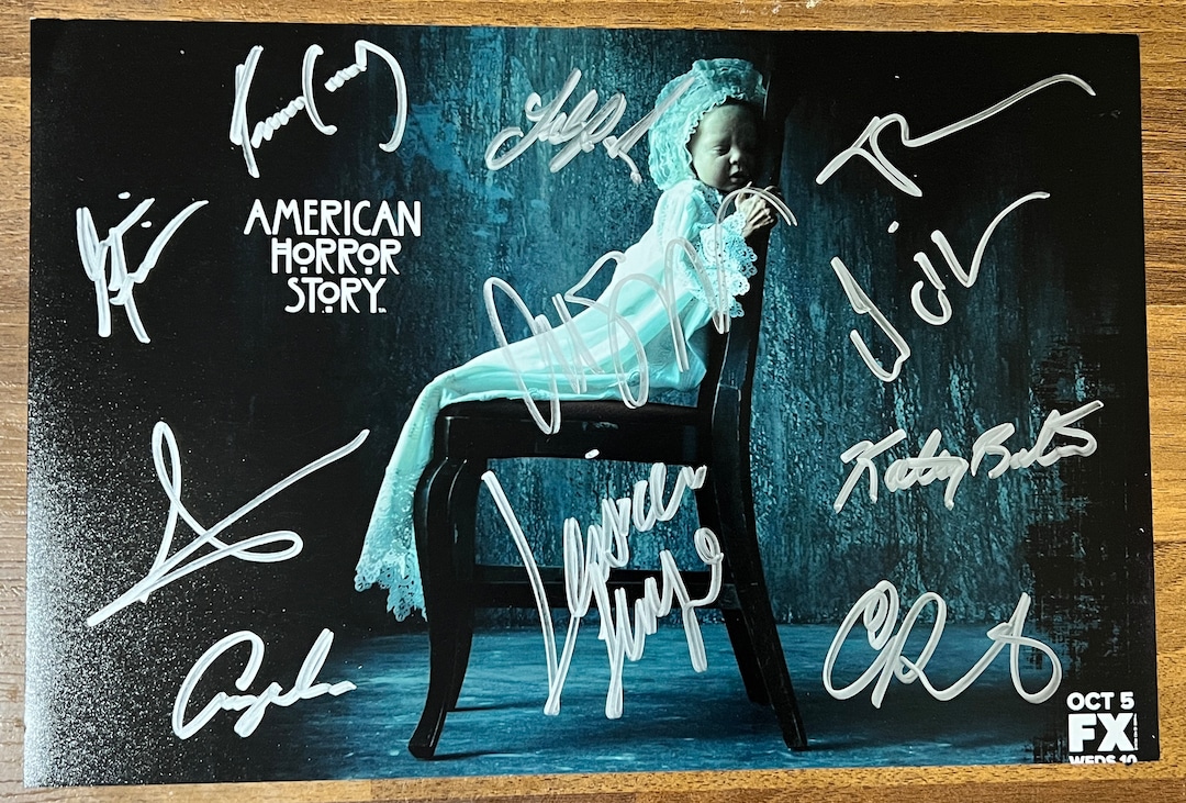 American Horror Story Full Cast Signed Autographed 8x12 Inch Photo ...