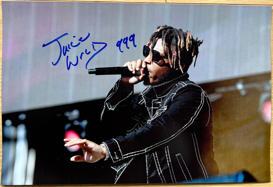 Juice Wrld Signed & Inscribed 999 Autographed 8x12 Inch Photo COA - Etsy