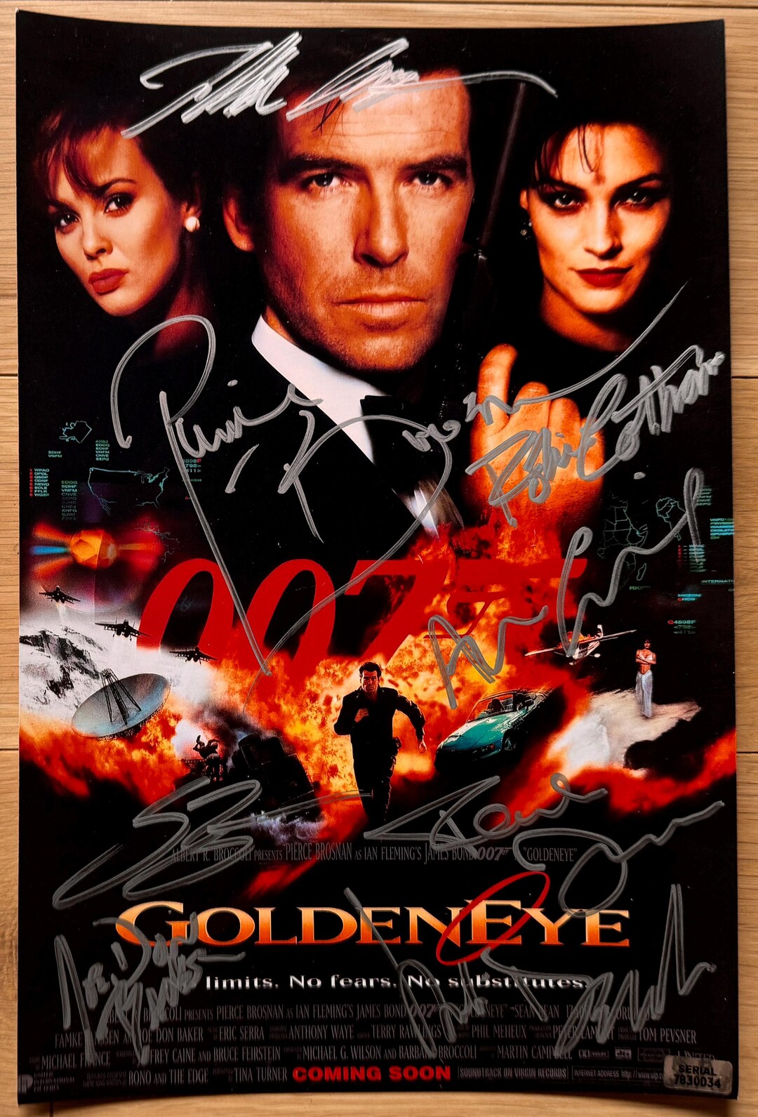 Goldeneye 007 Full Cast Signed Autographed 8x12 Inch Photo + COA - Etsy