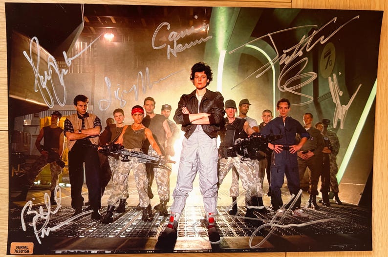 Aliens 1986 Complete Cast Signed Autographed 8x12 Inch Photo + COA - Etsy