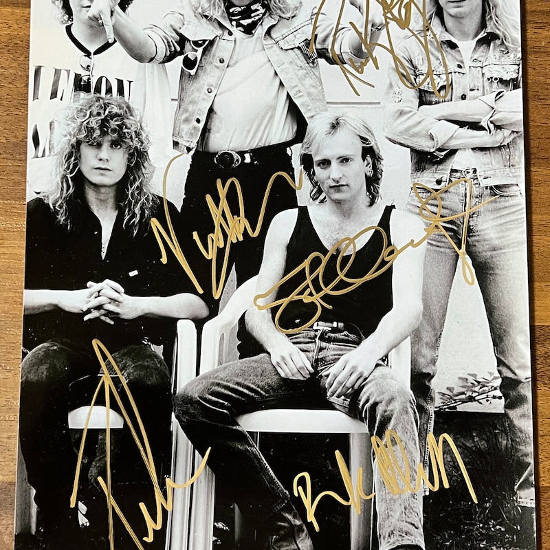 Def Leppard Signed - Etsy