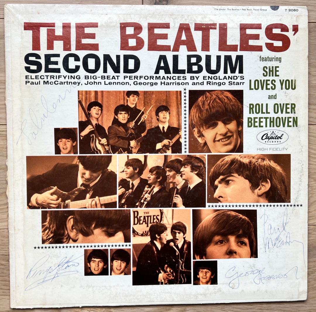 The Beatles Signed Autographed Record Album LP + COA - Etsy