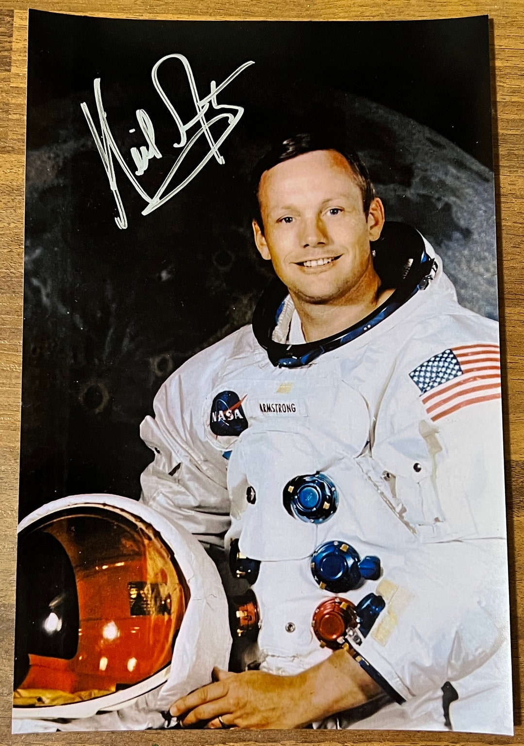 Neil Armstrong Signed Autographed 8x12 Inch Photo COA - Etsy