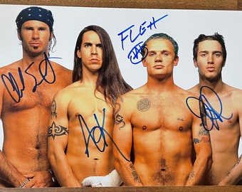 Red Hot Chili Peppers AUTOGRAPHED Signed FULL Size GUITAR - Etsy