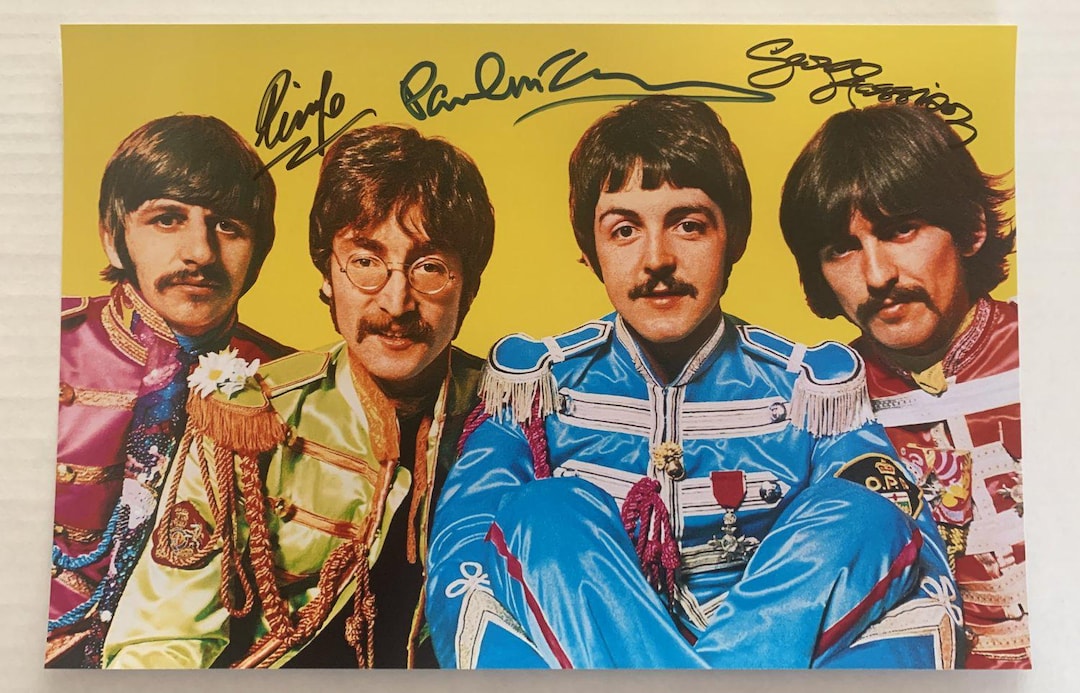 The Beatles Signed Autographed 8x12 Photo Photograph Autographs + COA ...