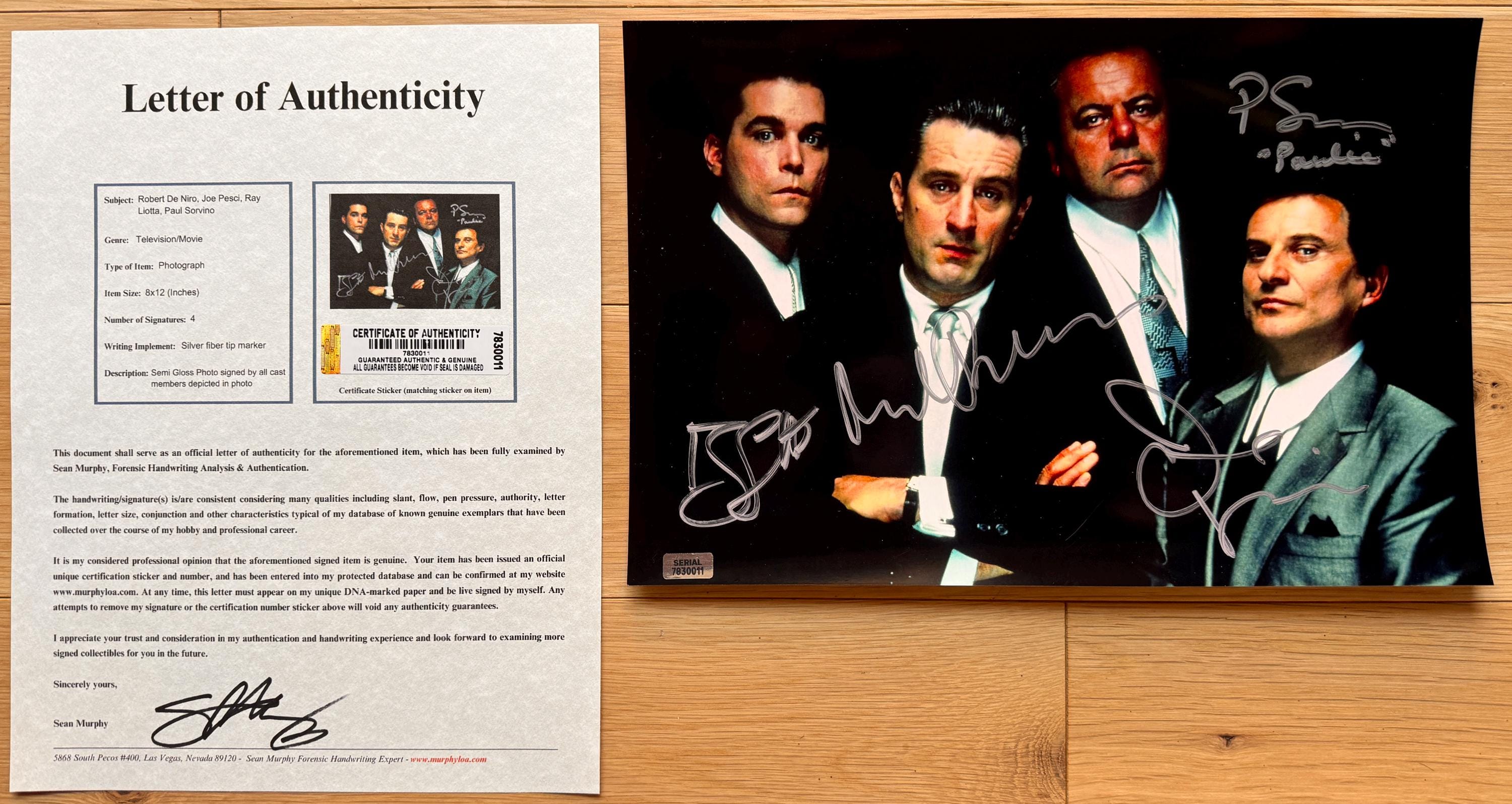 Goodfellas Cast Signed Autographed 8x12 Inch Photo + COA - Etsy