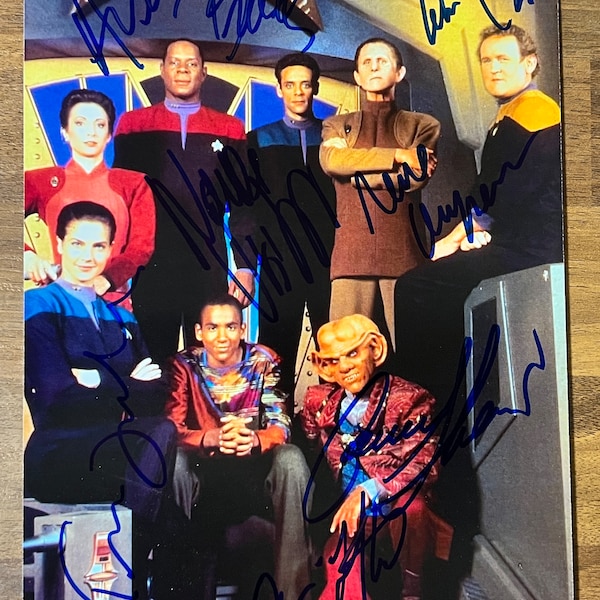 Star Trek Deep Space Nine Signed - Etsy