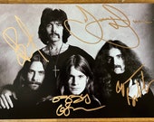 Black Sabbath Full Original Band Signed Autographed 8x12 Inch - Etsy
