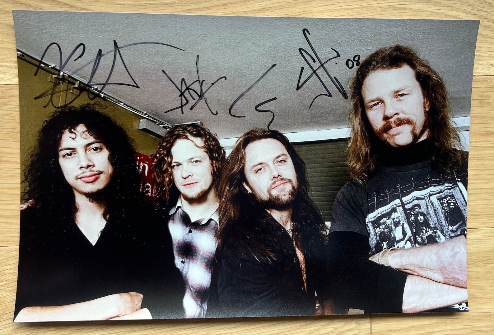 Metallica Full Band Signed Autographed 8x12 Inch Photo + COA - Etsy