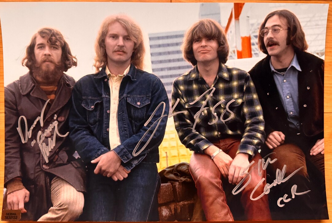 Creedence Clearwater Revival Band Signed Autographed 8x12 Inch Photo ...
