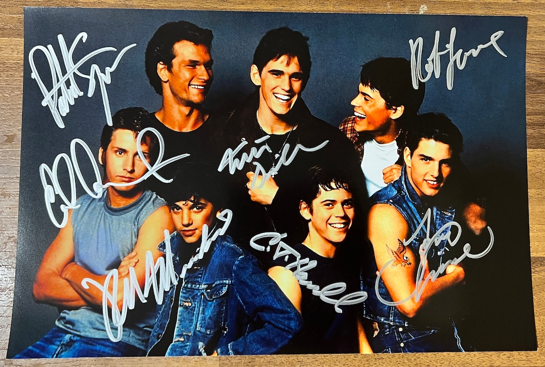 The Outsiders Cast Signed Autographed 8x12 Inch Photo + COA - Etsy