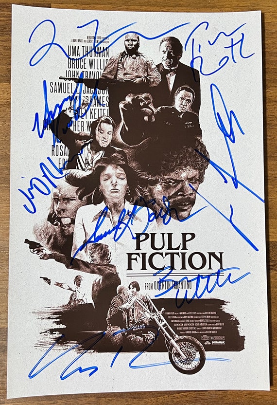 Signed Poster Pulp Fiction