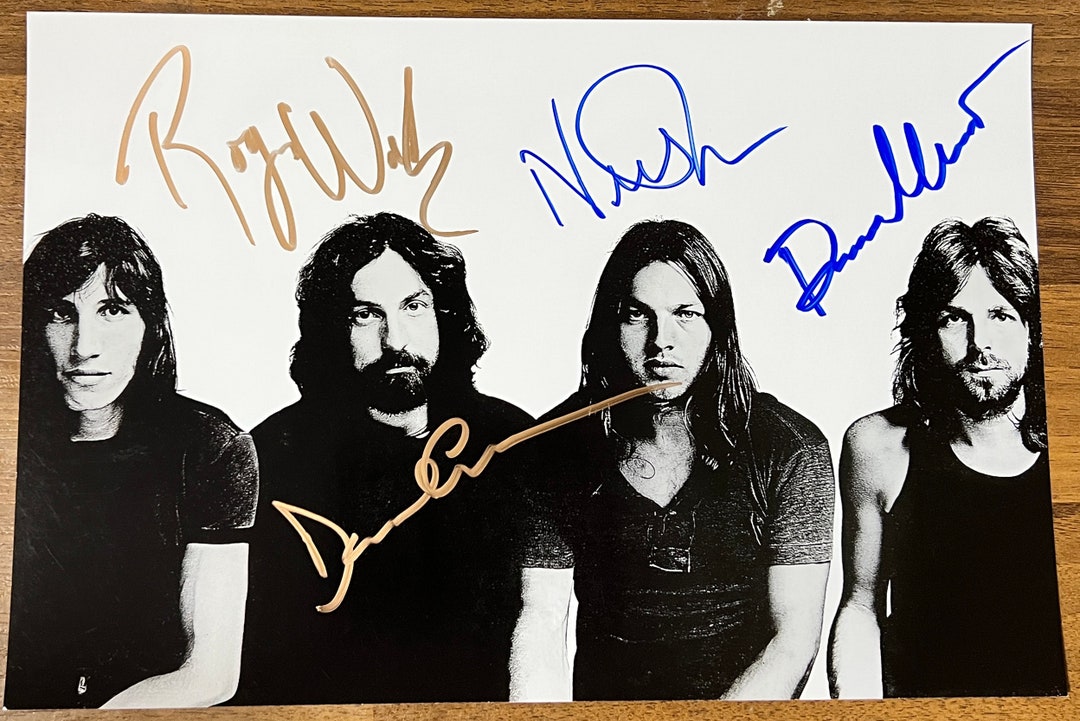 Pink Floyd Full Band Signed Autographed 8x12 Inch Photo + COA - Etsy