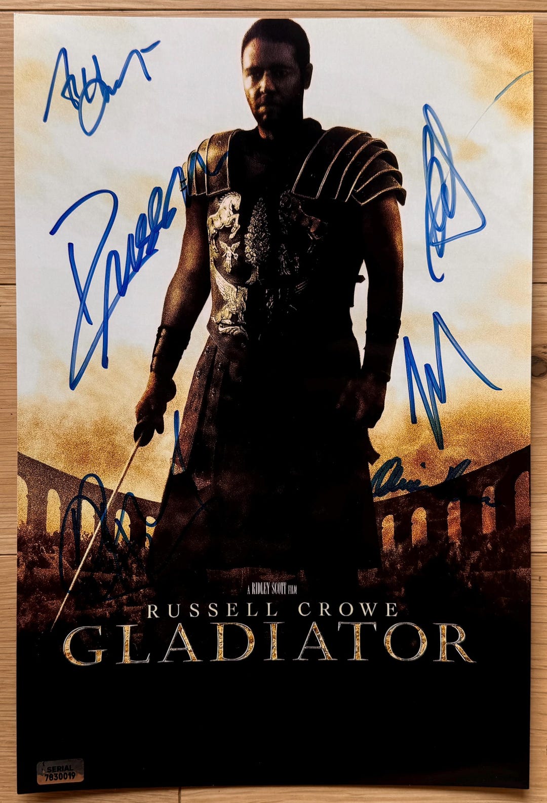 Gladiator Full Cast Signed Autographed 8x12 Inch Photo + COA - Etsy