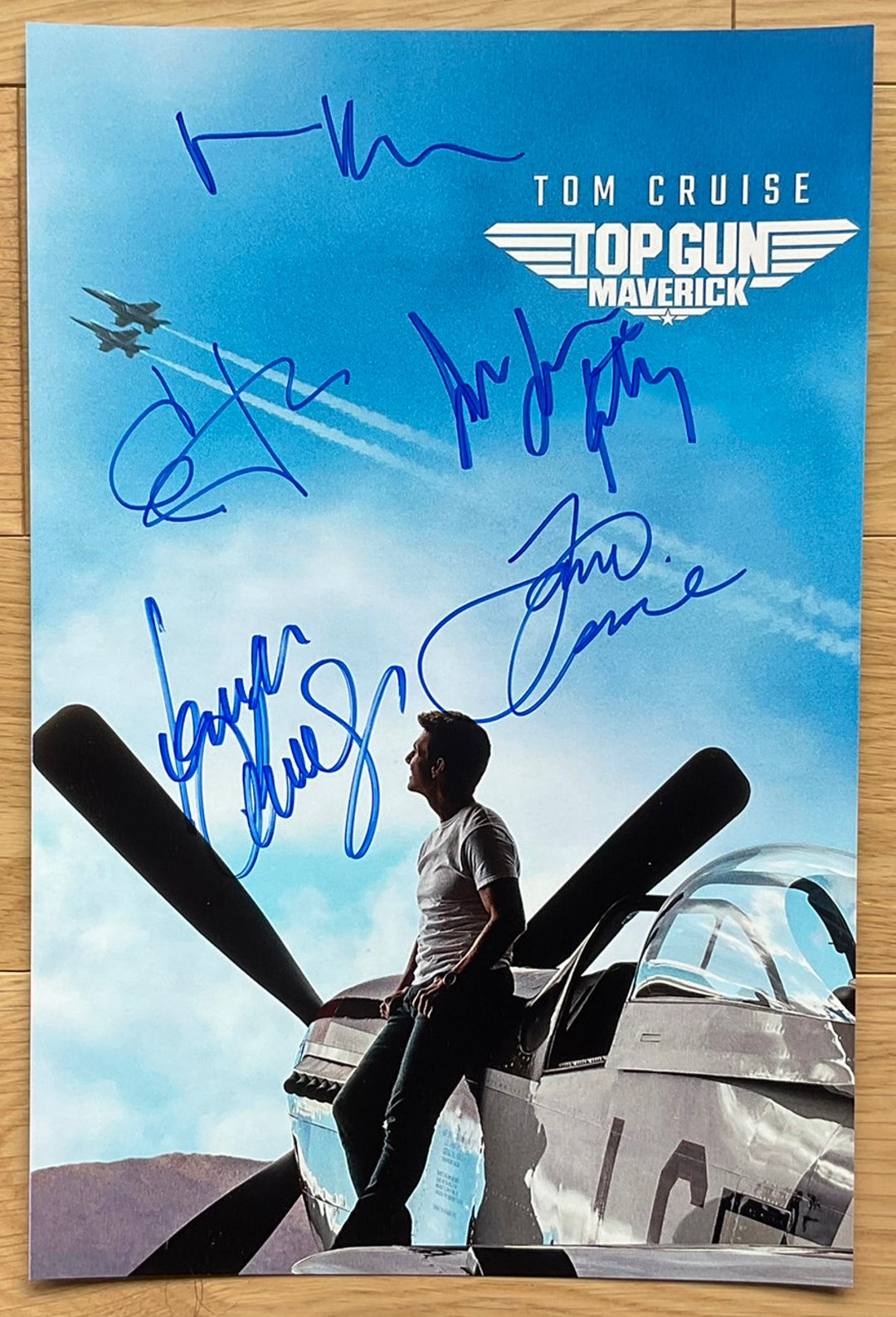 Top Gun Maverick Cast Signed Autographed 8x12 Inch Photo COA - Etsy