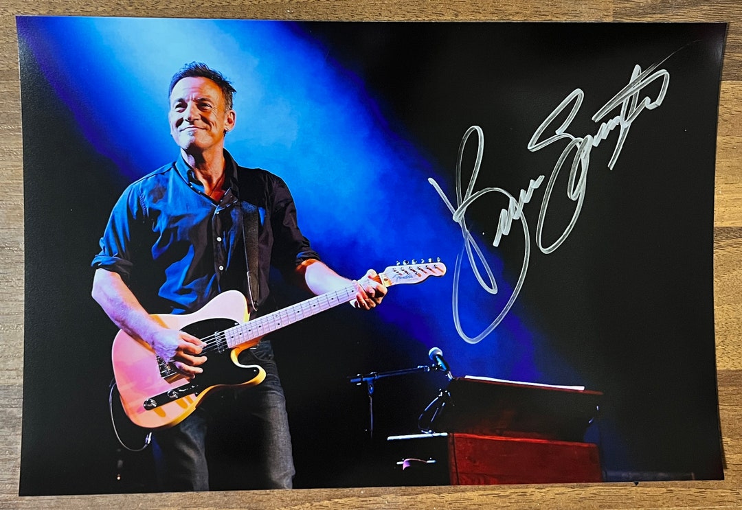 Bruce Springsteen Signed Autographed 8x12 Inch Photo + COA - Etsy