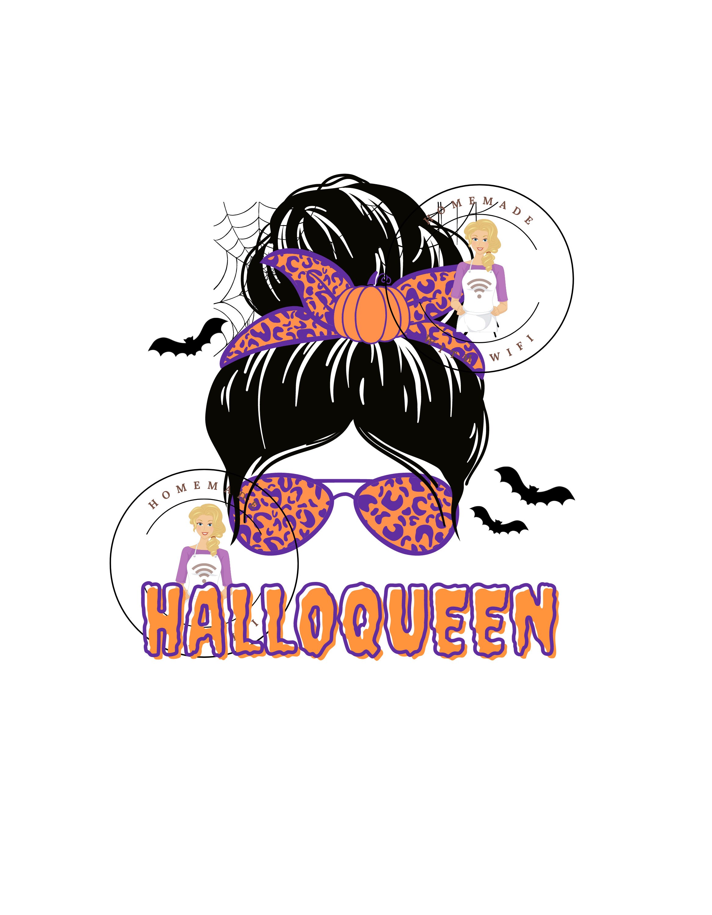Halloqueen PNG SVG Digital File - Etsy