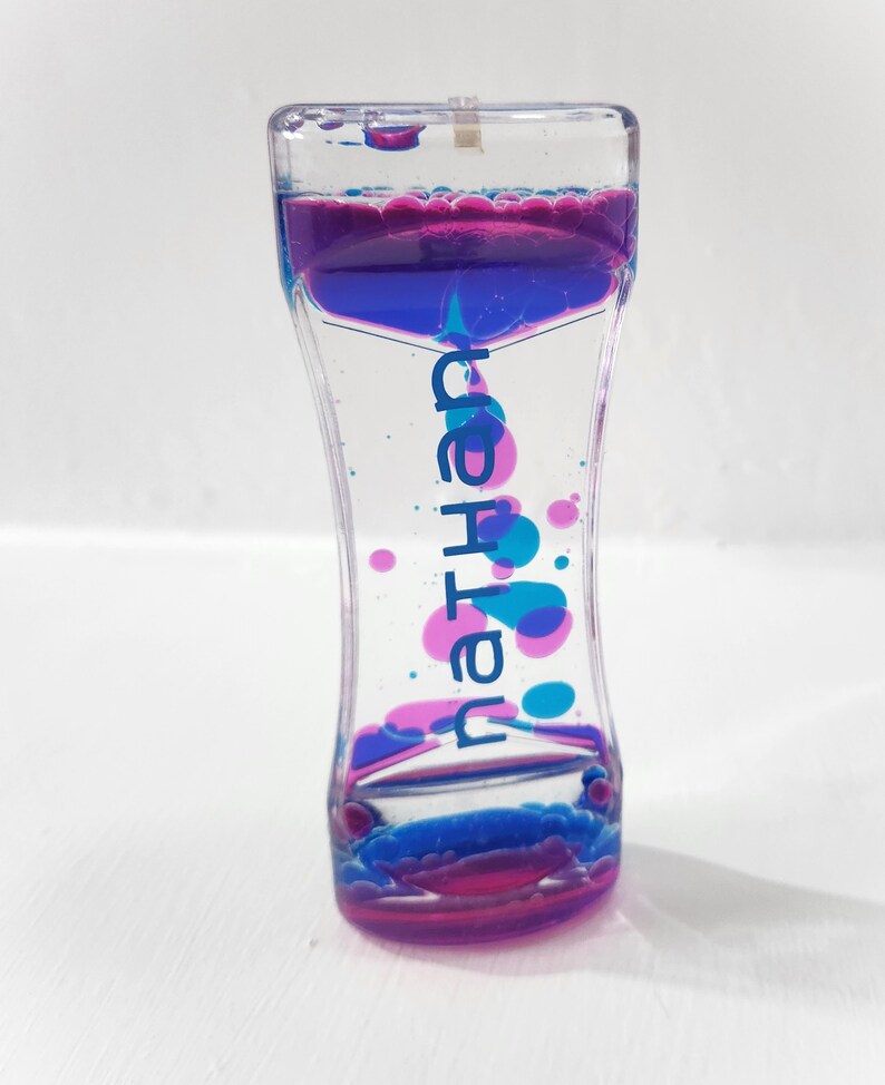 Personalised Sensory Bubble Timer Toy Sensory Birthday - Etsy