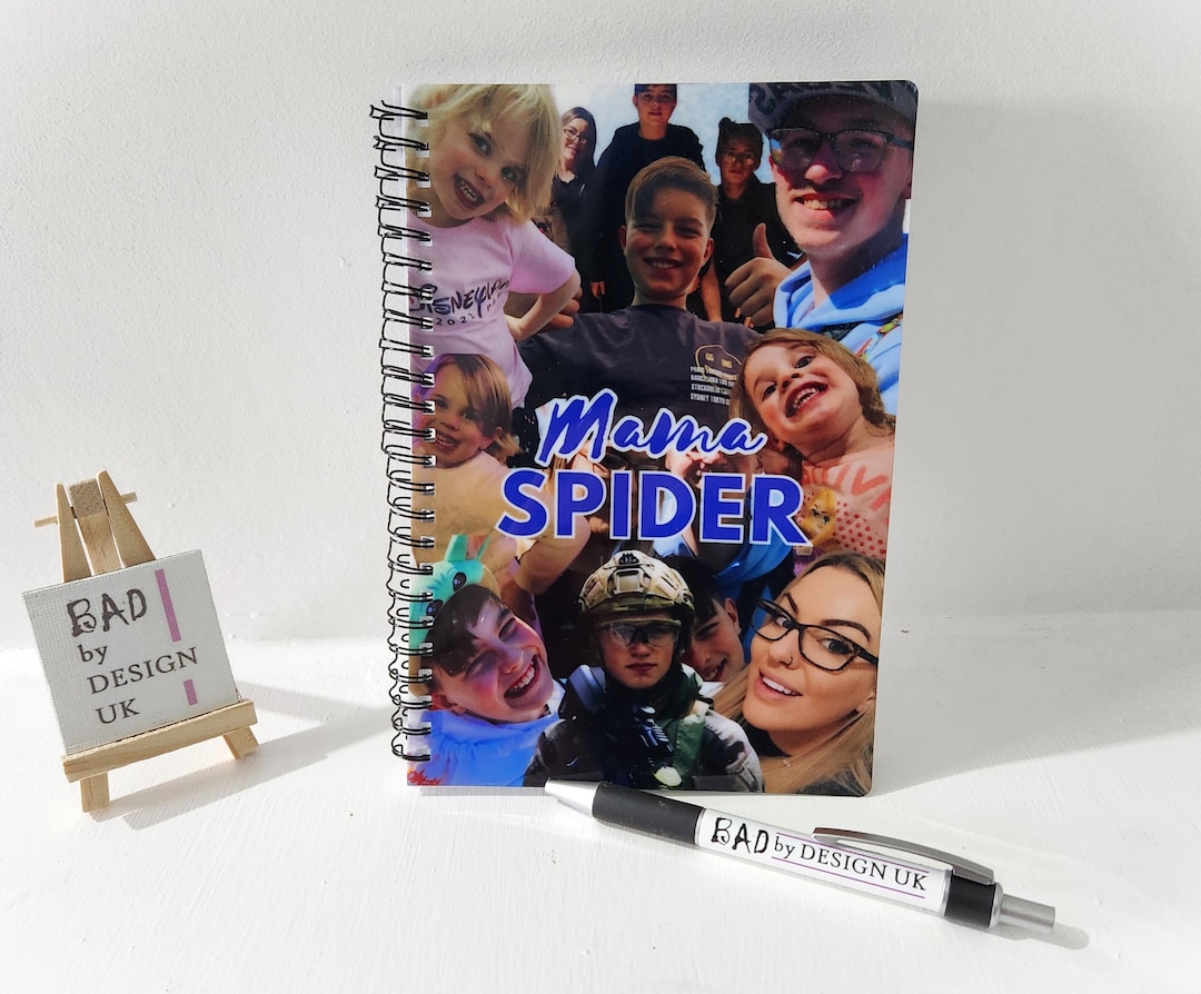 Personalised A5 Notebooks - Picture Note Book - Custom Design Note Book ...