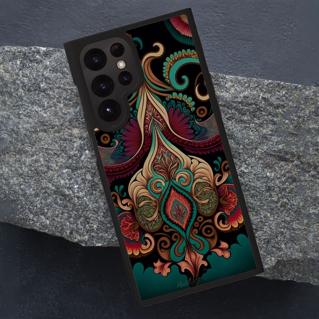 Beautiful Pattern Samsung S22 Ultra Phone Case - Multicolor Phone Case ...