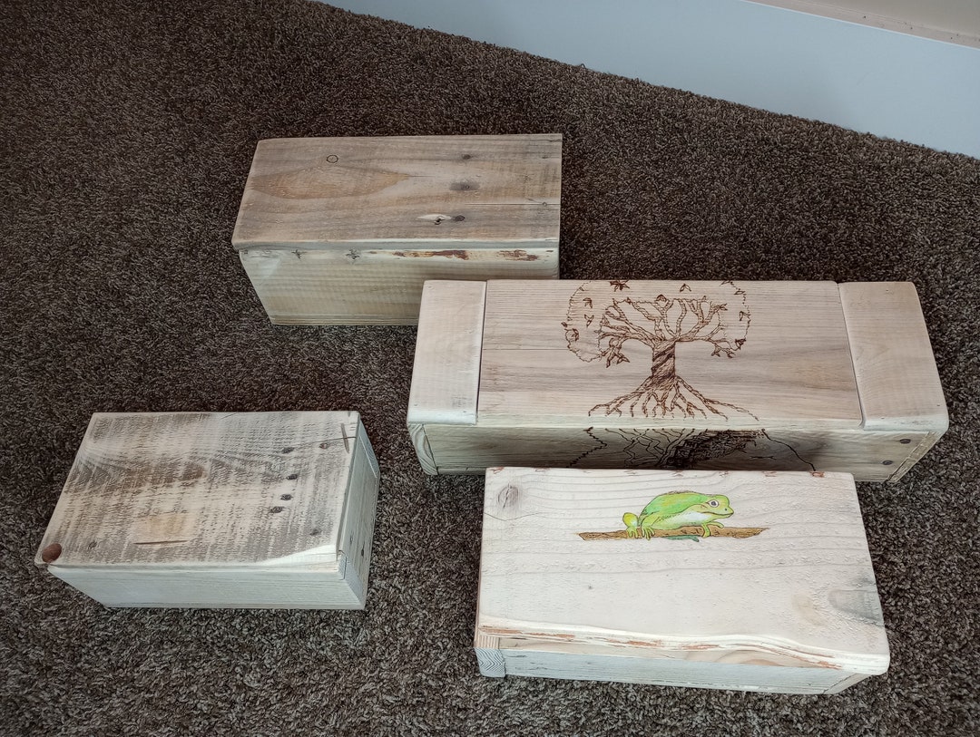 Reclaimed Wood Boxes - Etsy
