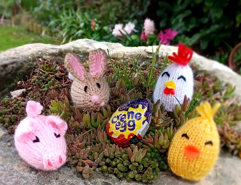 PDF Farmyard Creme Egg Covers Knitting Pattern DK Gift Charity Knit ...