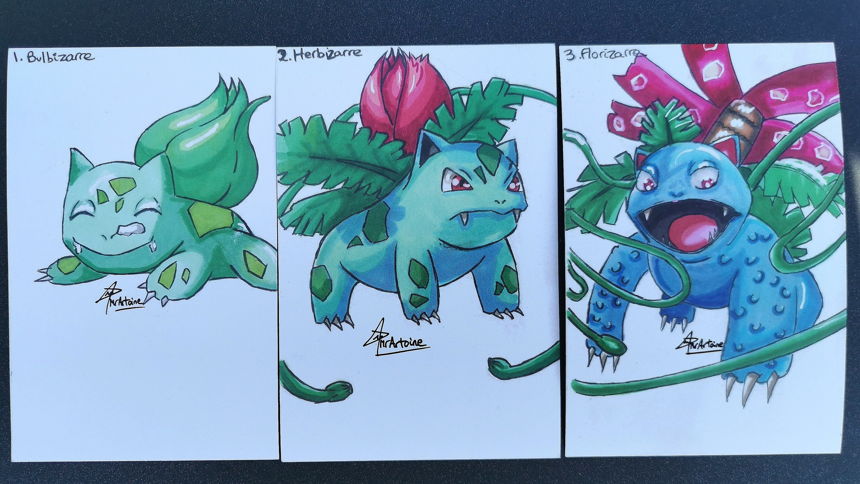 Bulbasaur Ivysaur Venusaur Drawing