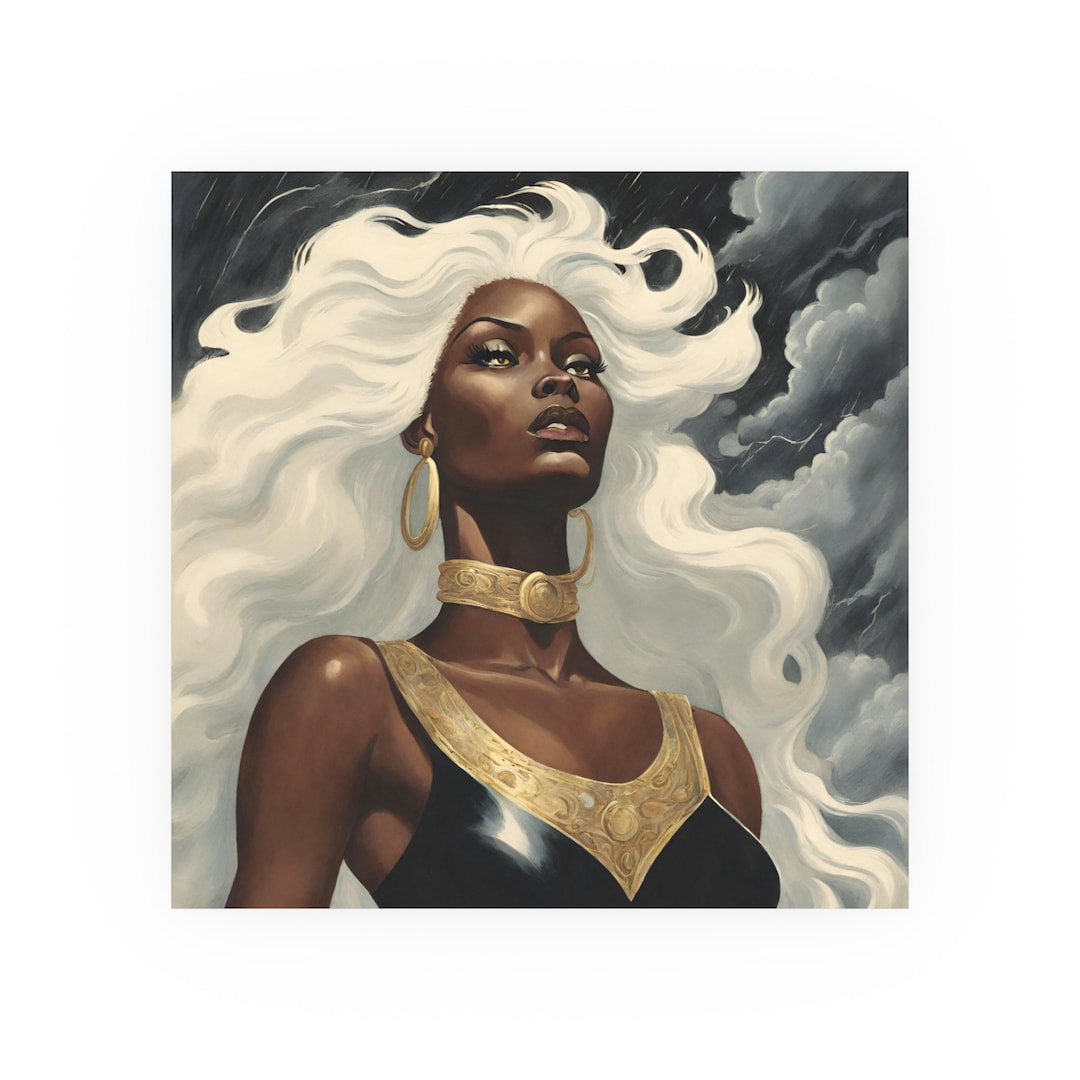 Storm Comic Art - X-men Fanart, Vintage Art Poster, Vintage Style Wall ...