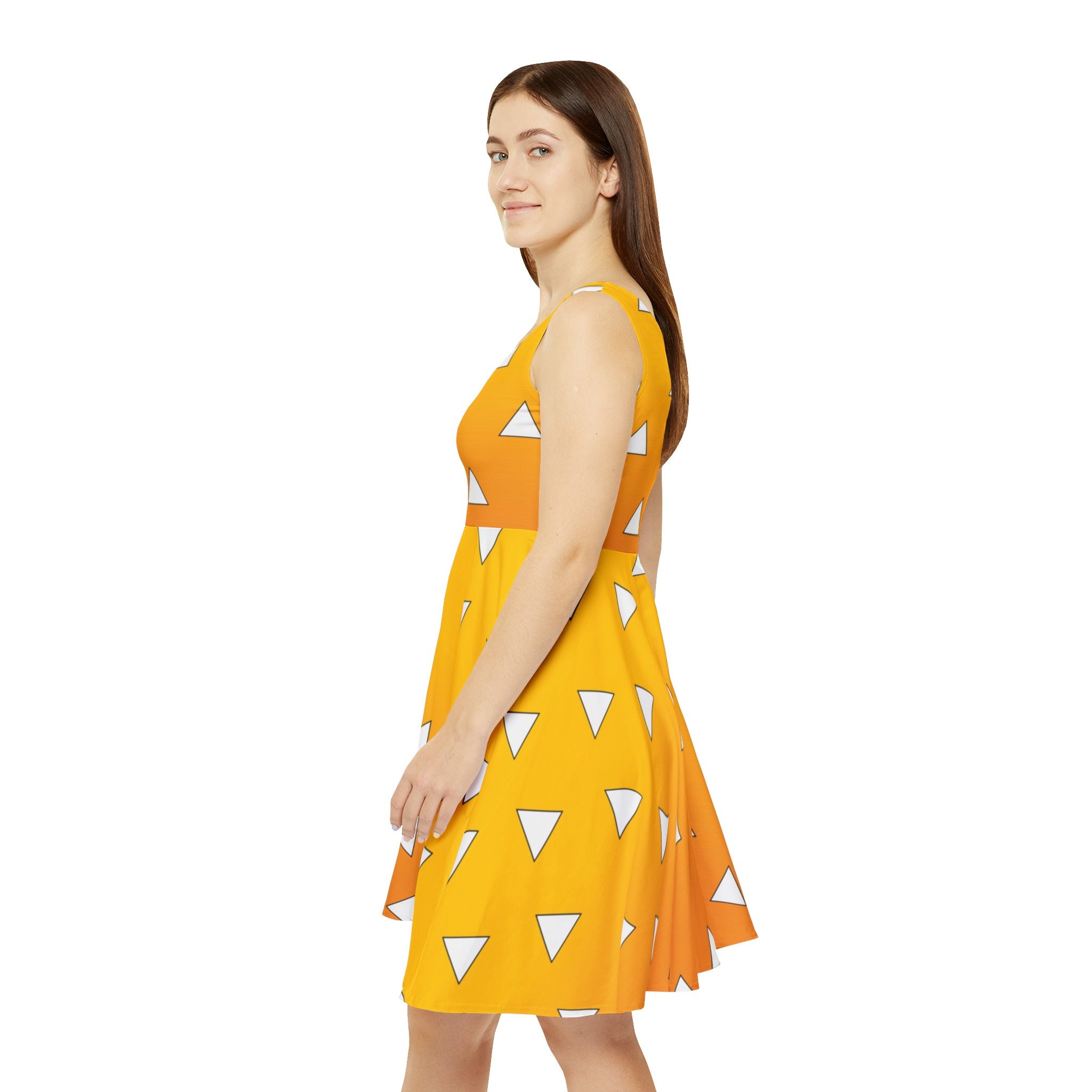 Zenitsu Agatsuma, Demon Slayer, Anime Women's Skater Dress - Etsy