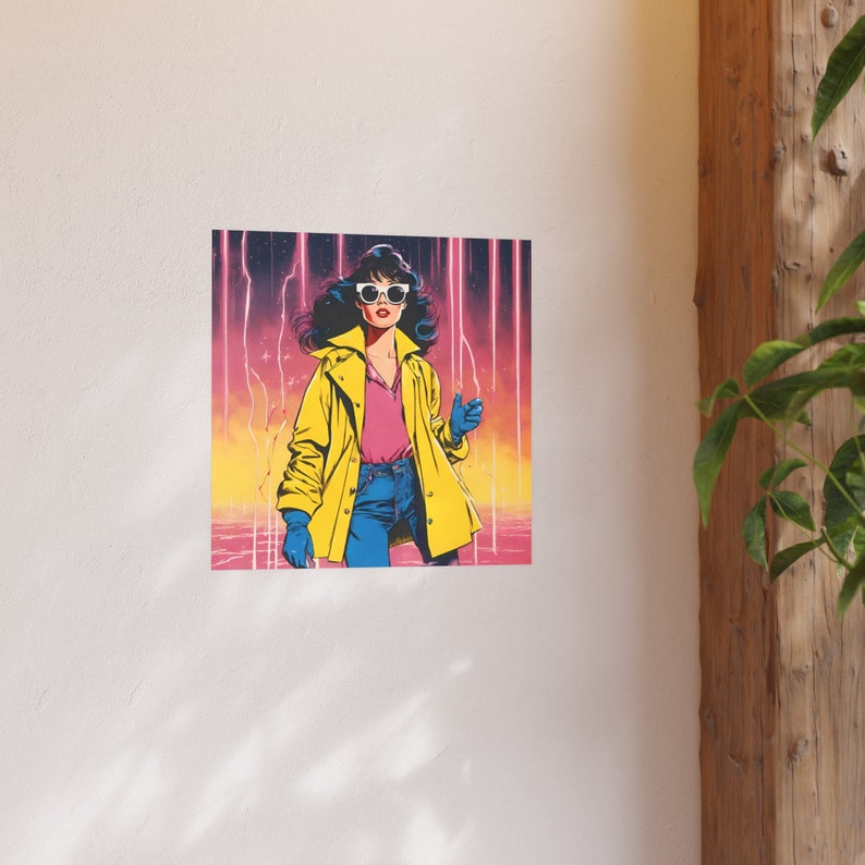 Mutant Jubilee X-men Fanart, Vintage Art Poster, Vintage Style Wall Art ...