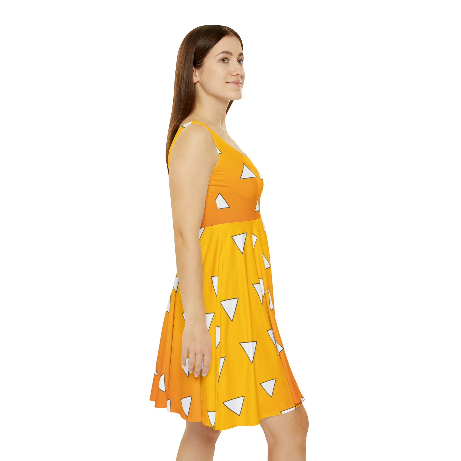 Zenitsu Agatsuma, Demon Slayer, Anime Women's Skater Dress - Etsy