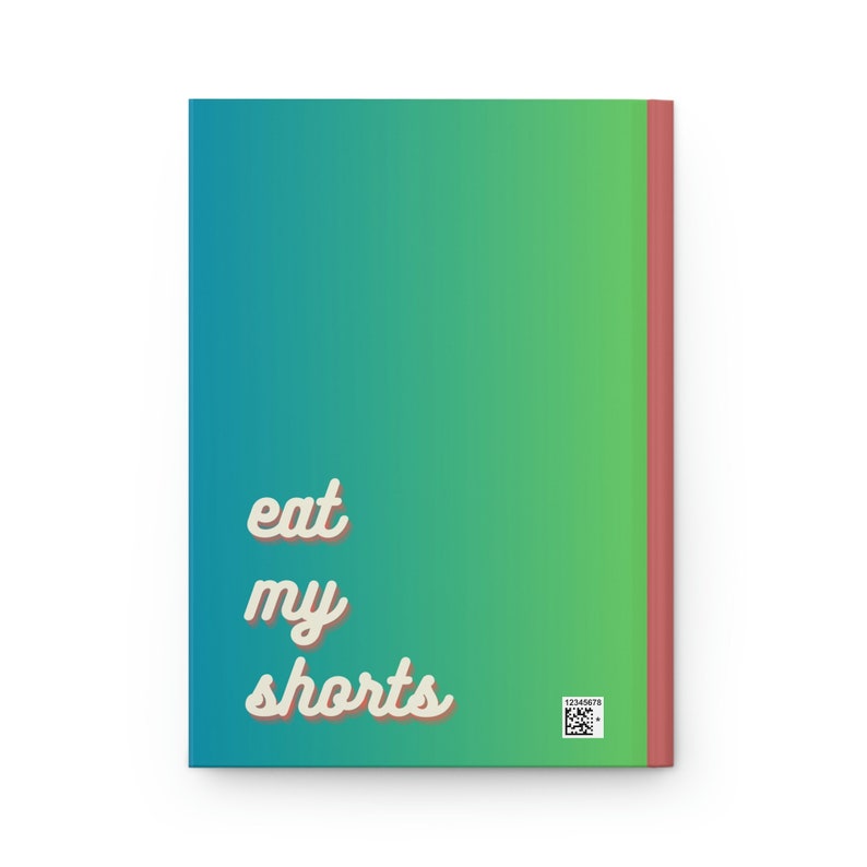 Bart Simpson Straight Chillin' - Hardcover Journal Matte - Etsy