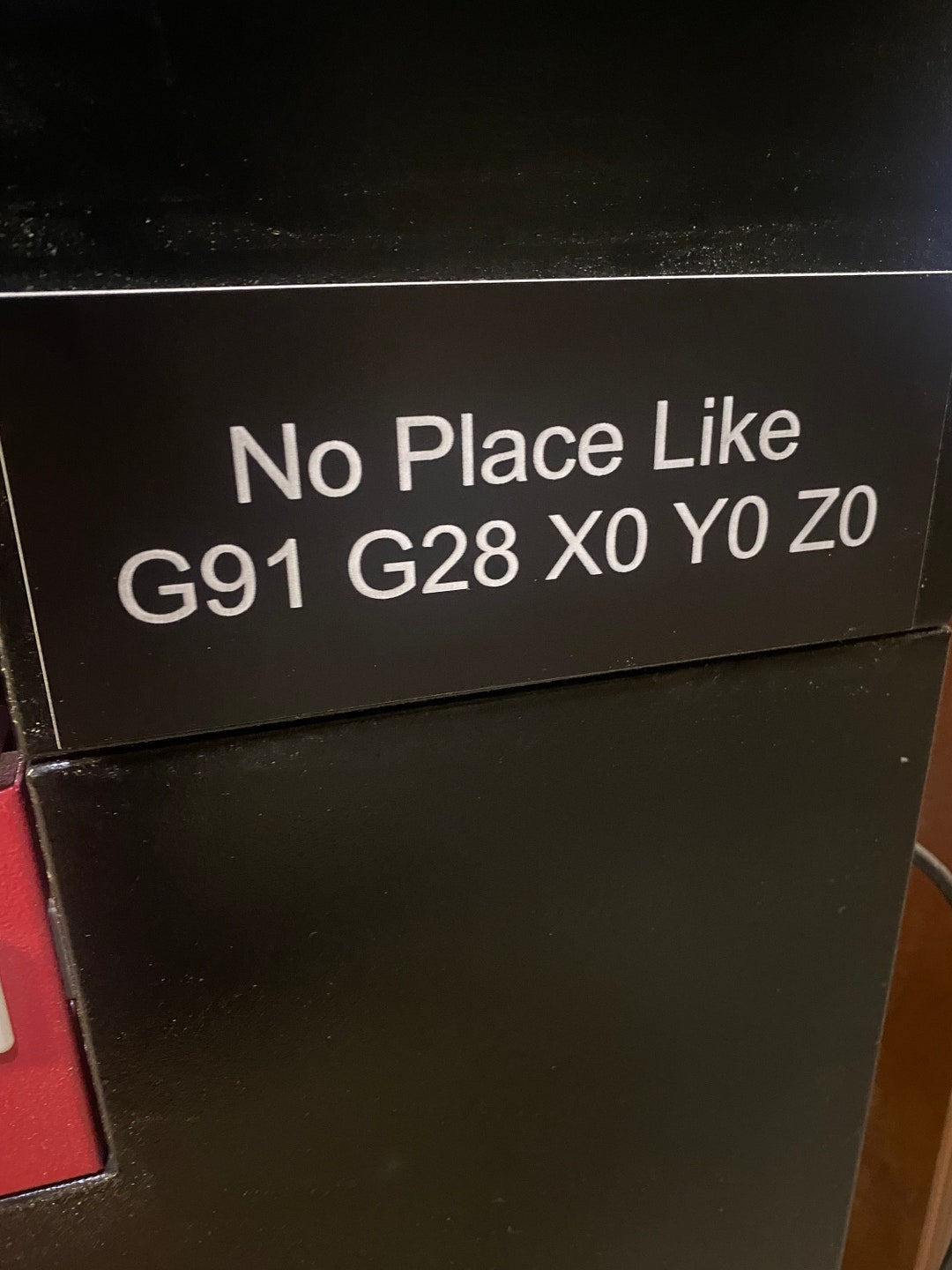 Cnc Machine Sign. G28, No Place Like Home - Etsy