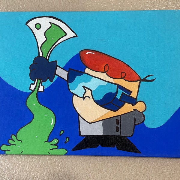 Dexters Laboratory Painting - Etsy