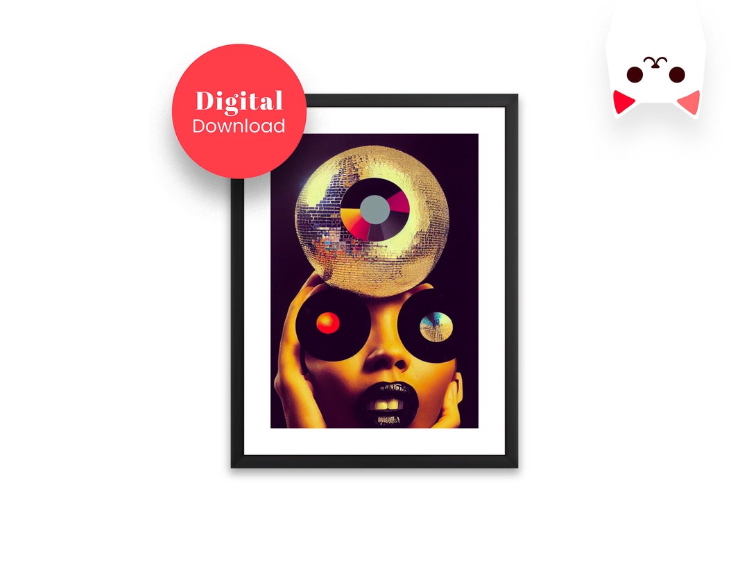 Disco for Daze | Printable Digital Wall Art | Downloadable Art Print ...