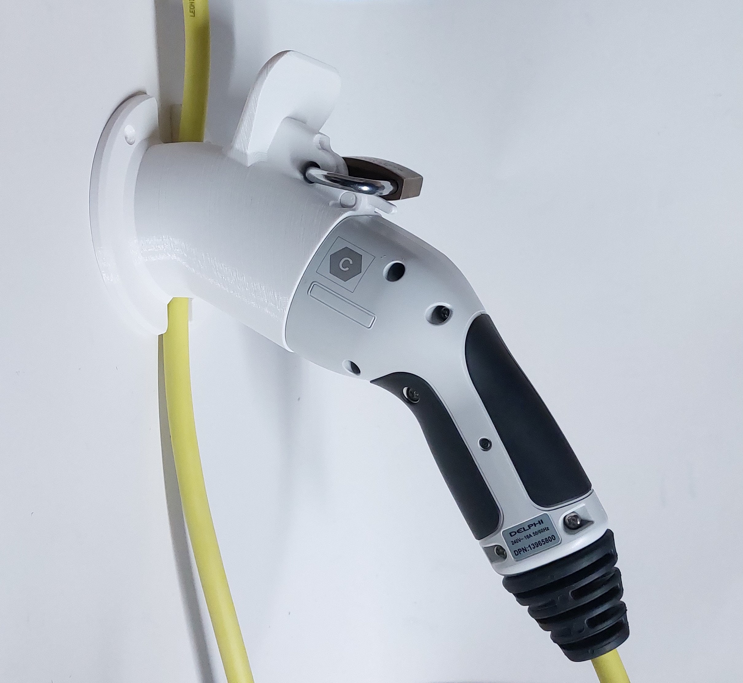 Lockable EV Charging Cable Holder and Organizer EU Plug - Etsy