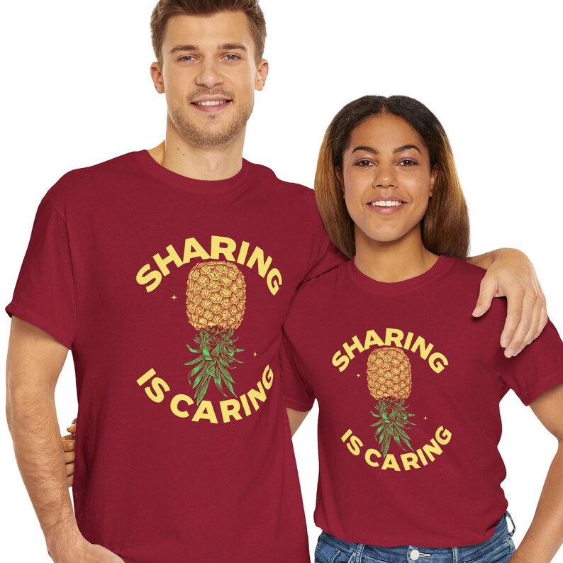 Sharing is Caring Tshirt Swingers Tshirt Upside Down Pineapple Tshirt Swing Lifestyle Hotwife ...