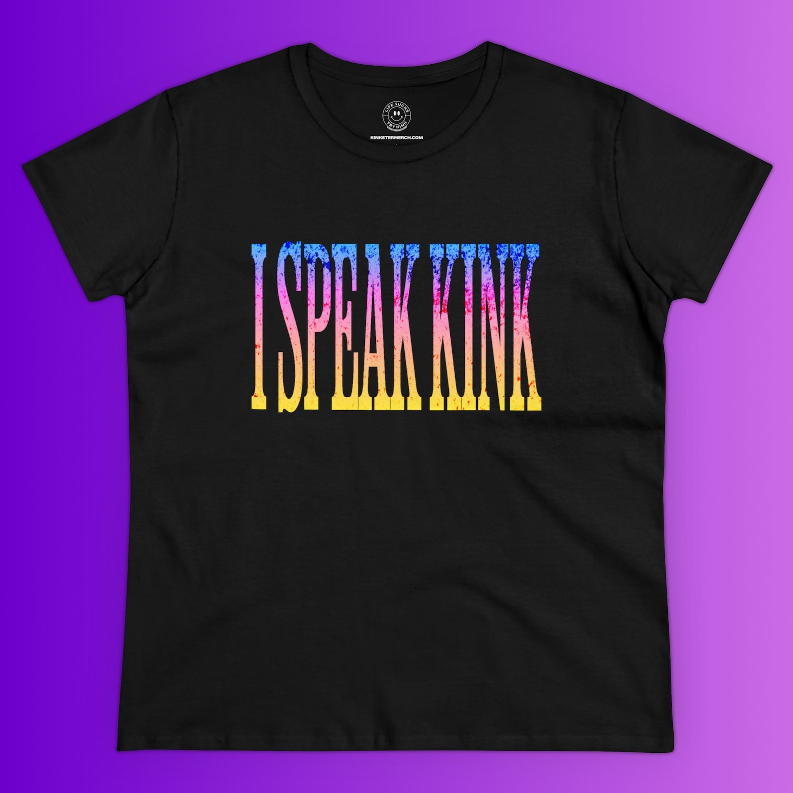I Speak Kink Semi-fitted T-shirt BDSM T-shirt Kinky T-shirt Fetish Tee ...
