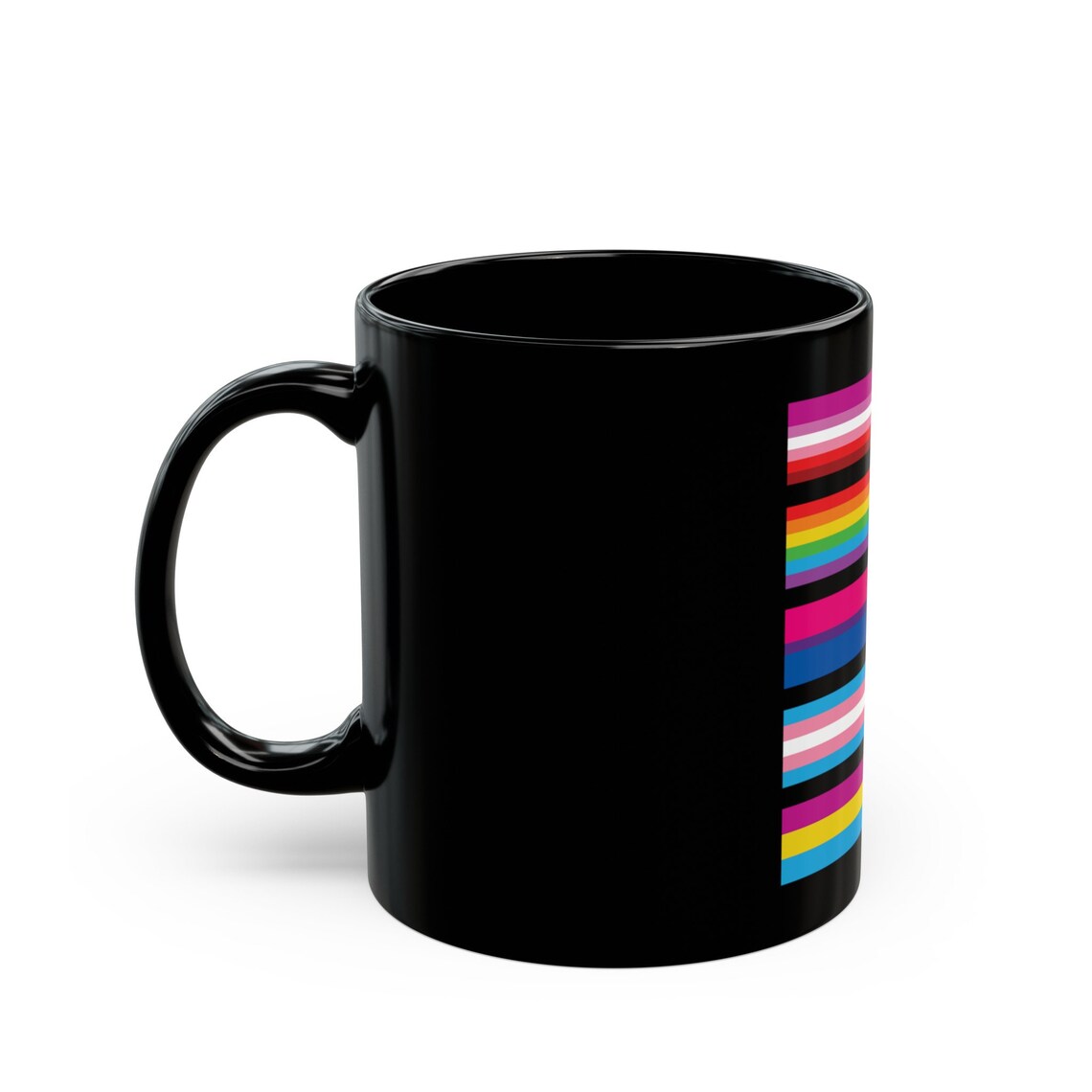 HUMAN Pride Flags Mug Queer Mug LGBTQIA Mug Human Rights Mug Love is ...