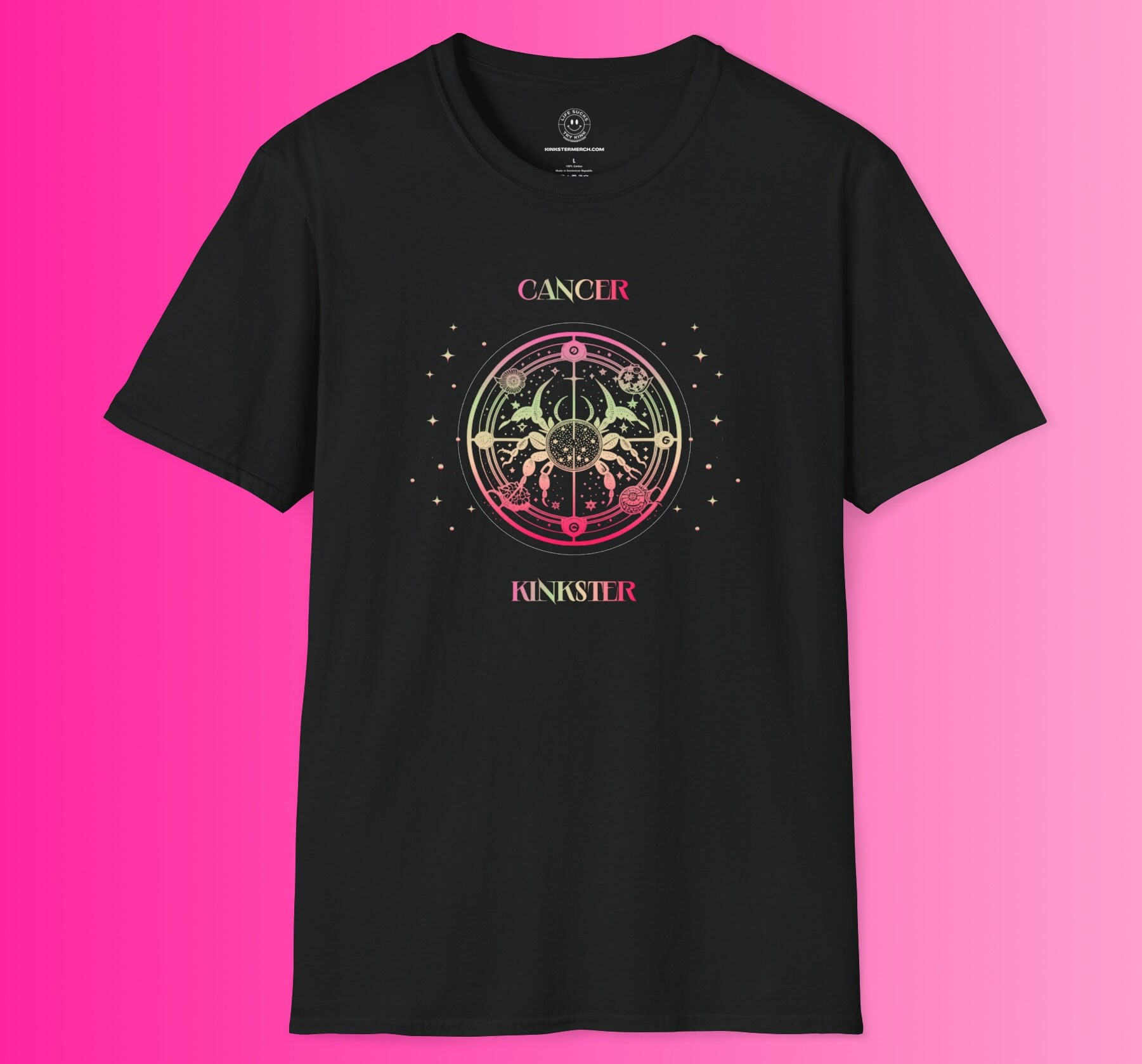 Cancer Kinkster Zodiac Softstyle T-shirt Astrology T-shirt BDSM T-shirt ...