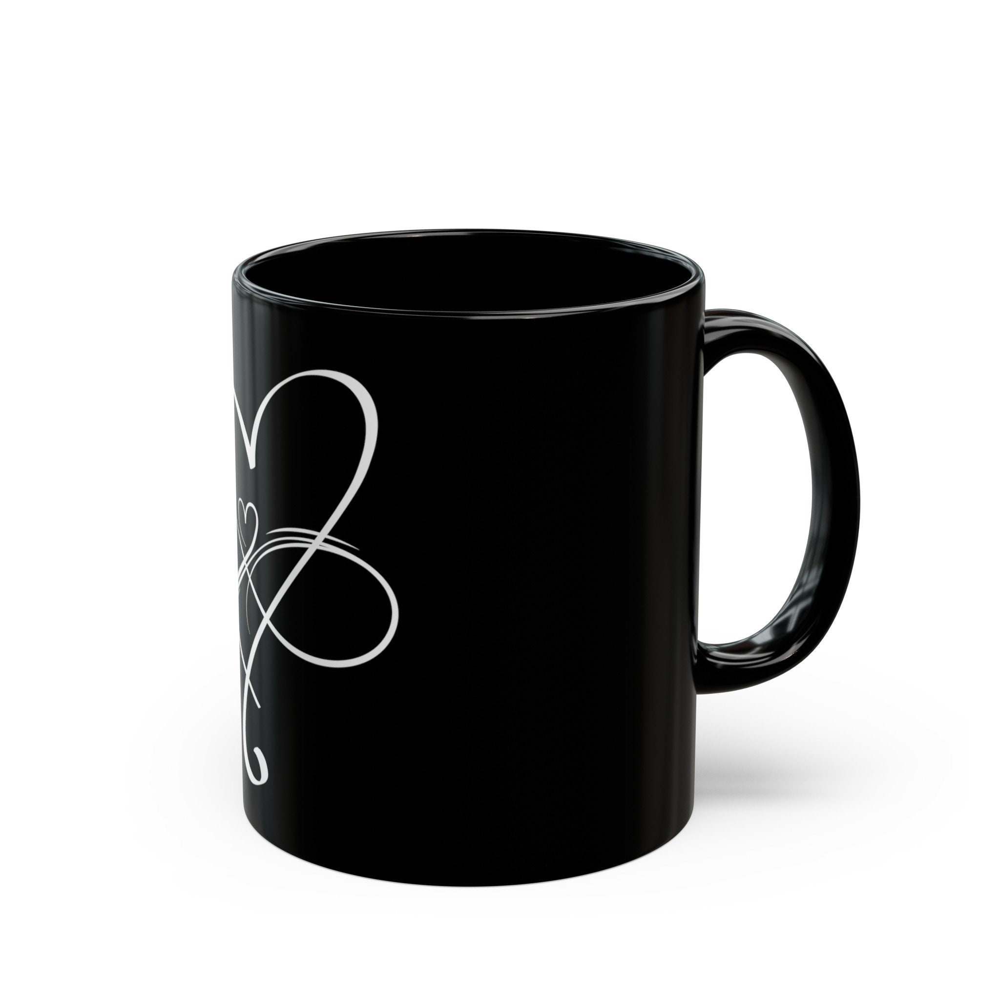 Poly Heart Infinity Symbol Mug Polyamorous Heart Mug Discrete Poly ...