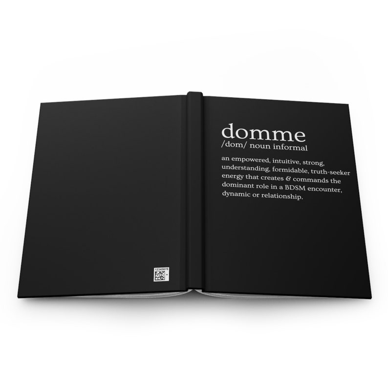 Domme Definition Hardcover Journal Femdom Journal Dominatrix Noteboook ...
