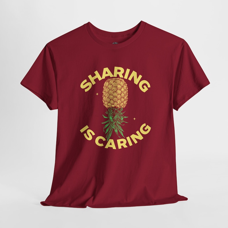 Sharing is Caring Tshirt Swingers Tshirt Upside Down Pineapple Tshirt Swing Lifestyle Hotwife ...