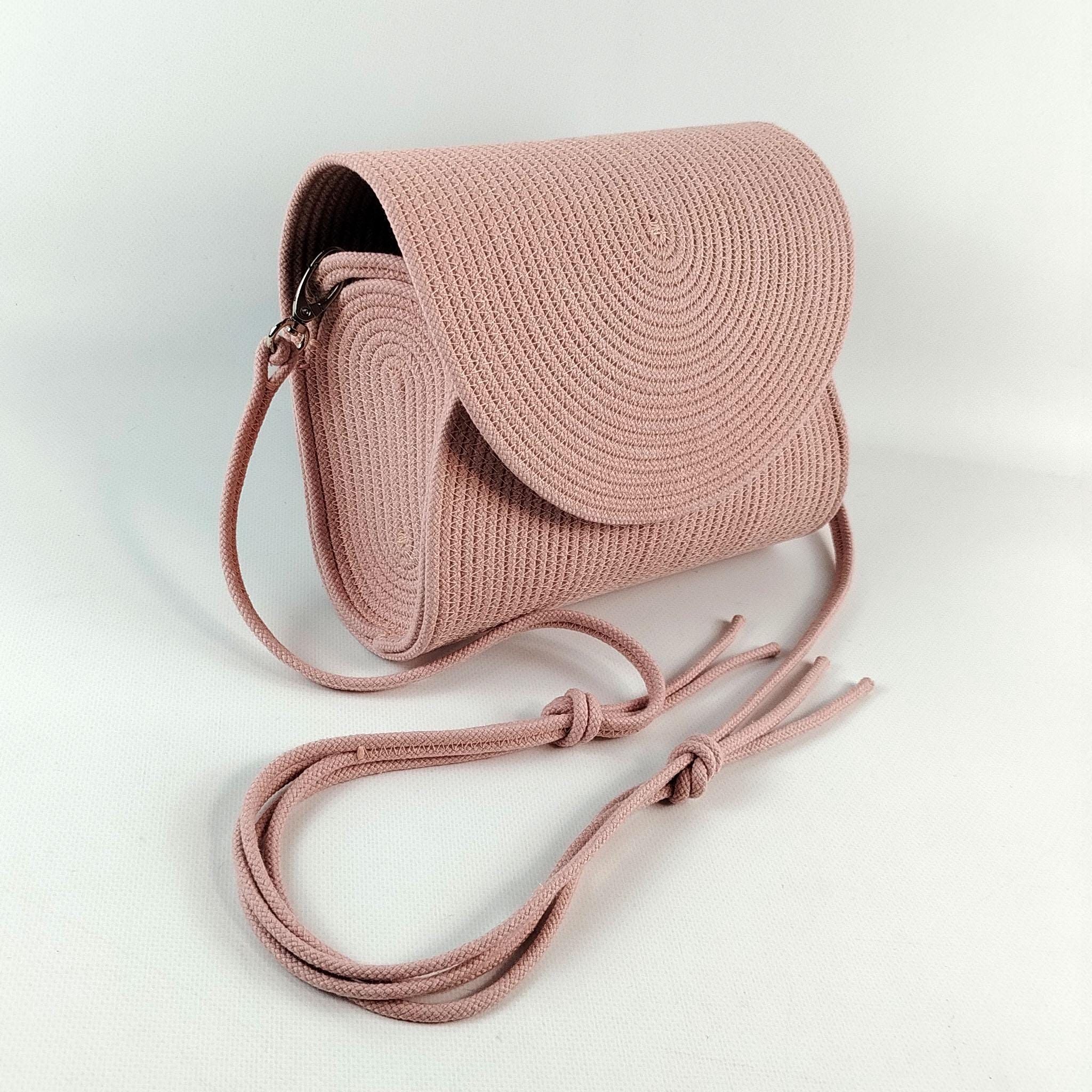 Rope Bag Pattern PDF and Video Sewing Tutorial. Diy Crossbody Bag ...