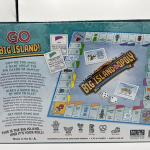 Big Island Opoly Board Game. Hawaii - Etsy