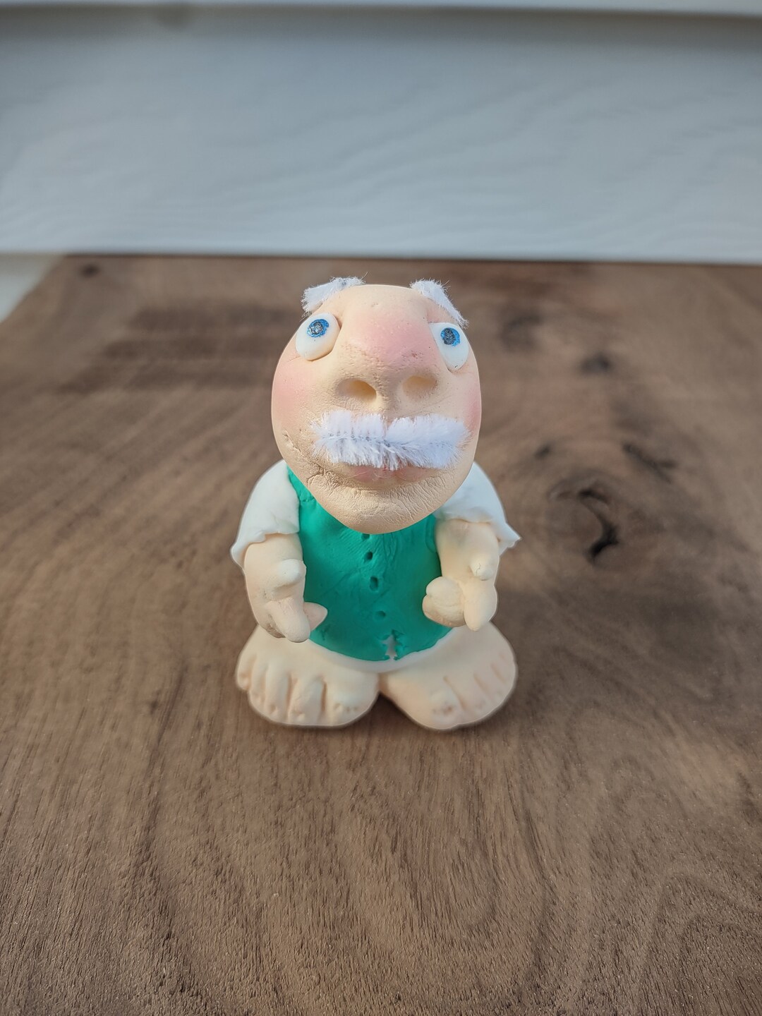 Clay Figurine Shop Teacher, Eccentric Professor Air Dry Foam Clay ...