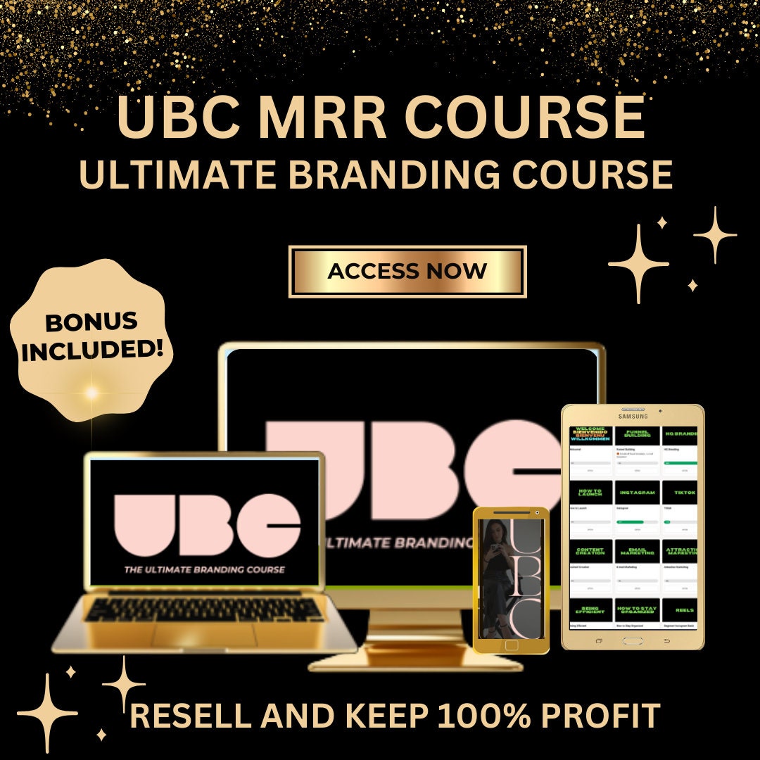 Ultimate Branding Course With Master Resell Rights MRR by Generational Luxury • UBC Digital ...